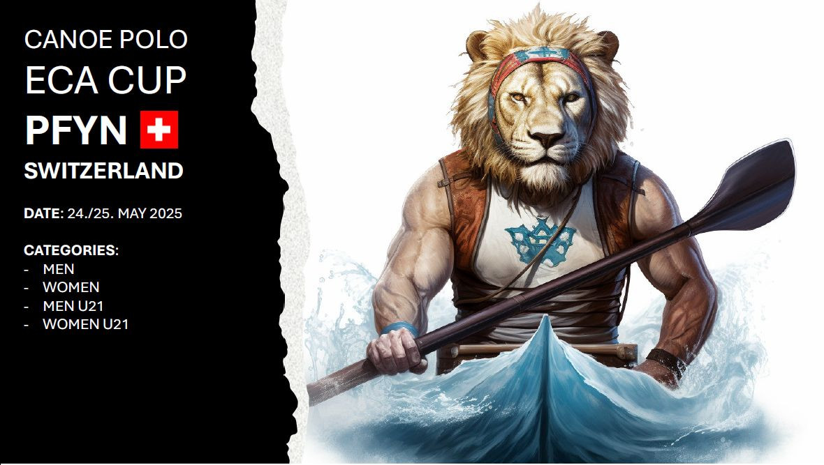 Register for the 2025 ECA Canoe Polo European Cup in Switzerland